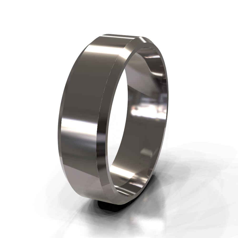 Titanium 6.0mm Plain Band – Mazzucchelli's